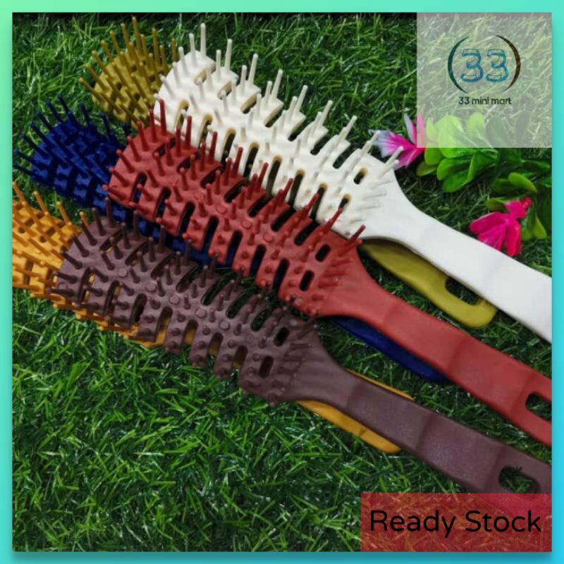 Hair Comb Sikat Rambut Durian Sikat Rambut tulang rusuk Fish Scale Comb ...