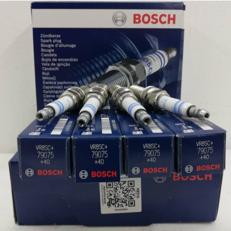 BOSCH Super Plus Spark Plug Set ( 4 Units ) For Renault Proton Savvy ...