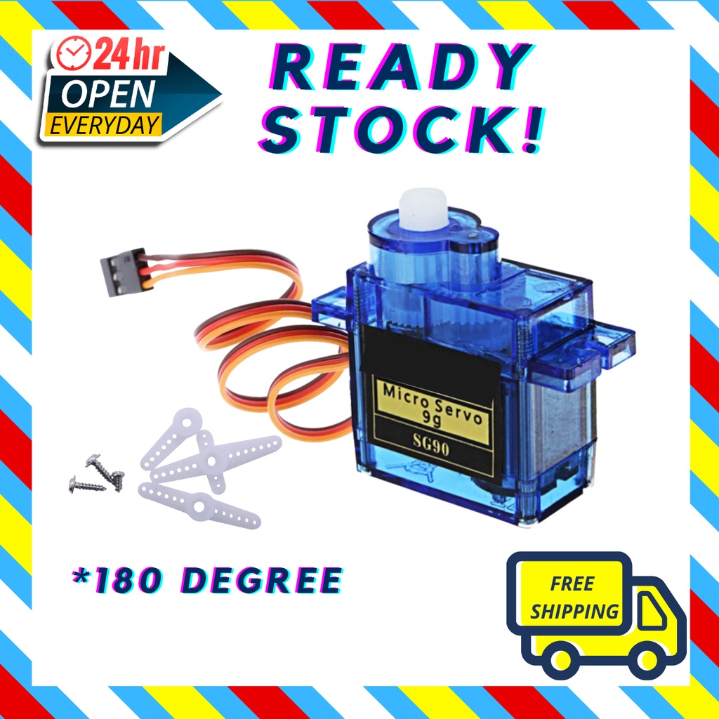 SG90 Micro Servo Motor 180d | Shopee Malaysia