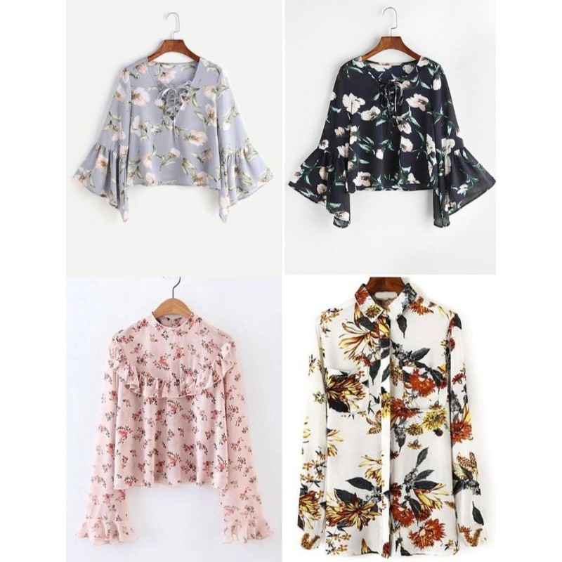 DRESS/FLORAL BLOUSE (LIVE SHOPEE) | Shopee Malaysia