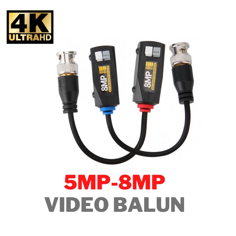 HIKVISION CCTV Video Balun 8MP/5MP/4MP CCTV Passive HDCVI AHD TVI ...