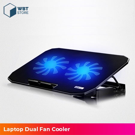 Laptop Dual Fan Cooler / Laptop Fan / Laptop Cooler | Shopee Malaysia