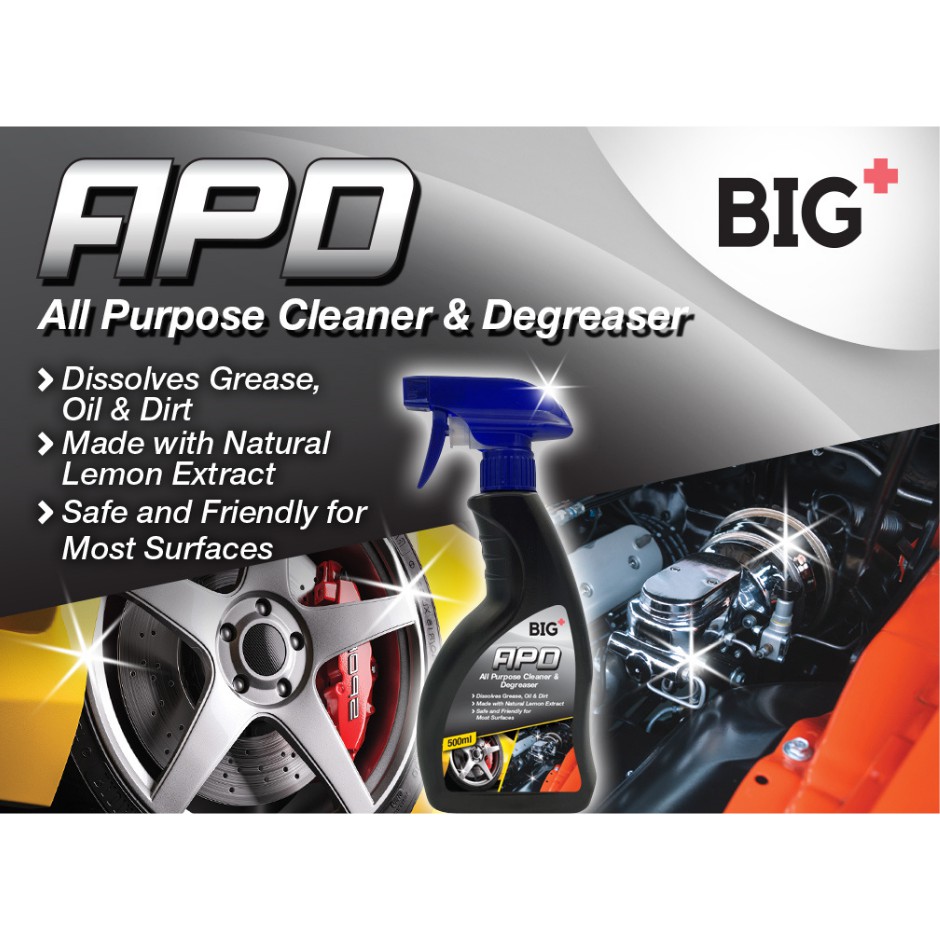 BIG+ APD All Purpose Cleanser & Degreaser 500ml Remove Oil Grease Soils ...