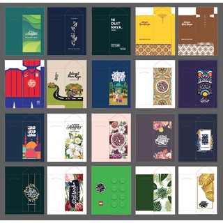 40 Design Template Sampul Raya Illustrator + Mockup Sampul Raya ...
