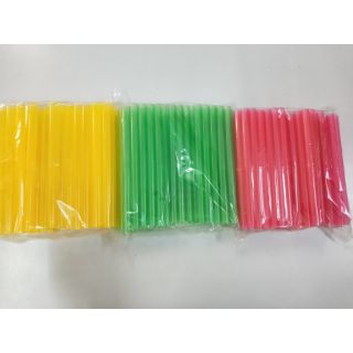 Giant straw sharp for bubble tea boba tea / Straw Besar / Straw Warna ...