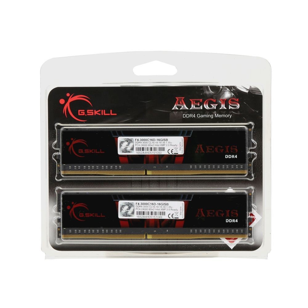 G Skill 16gb 2 X 8gb Aegis Gaming Ddr4 3000mhz Desktop Memory Model