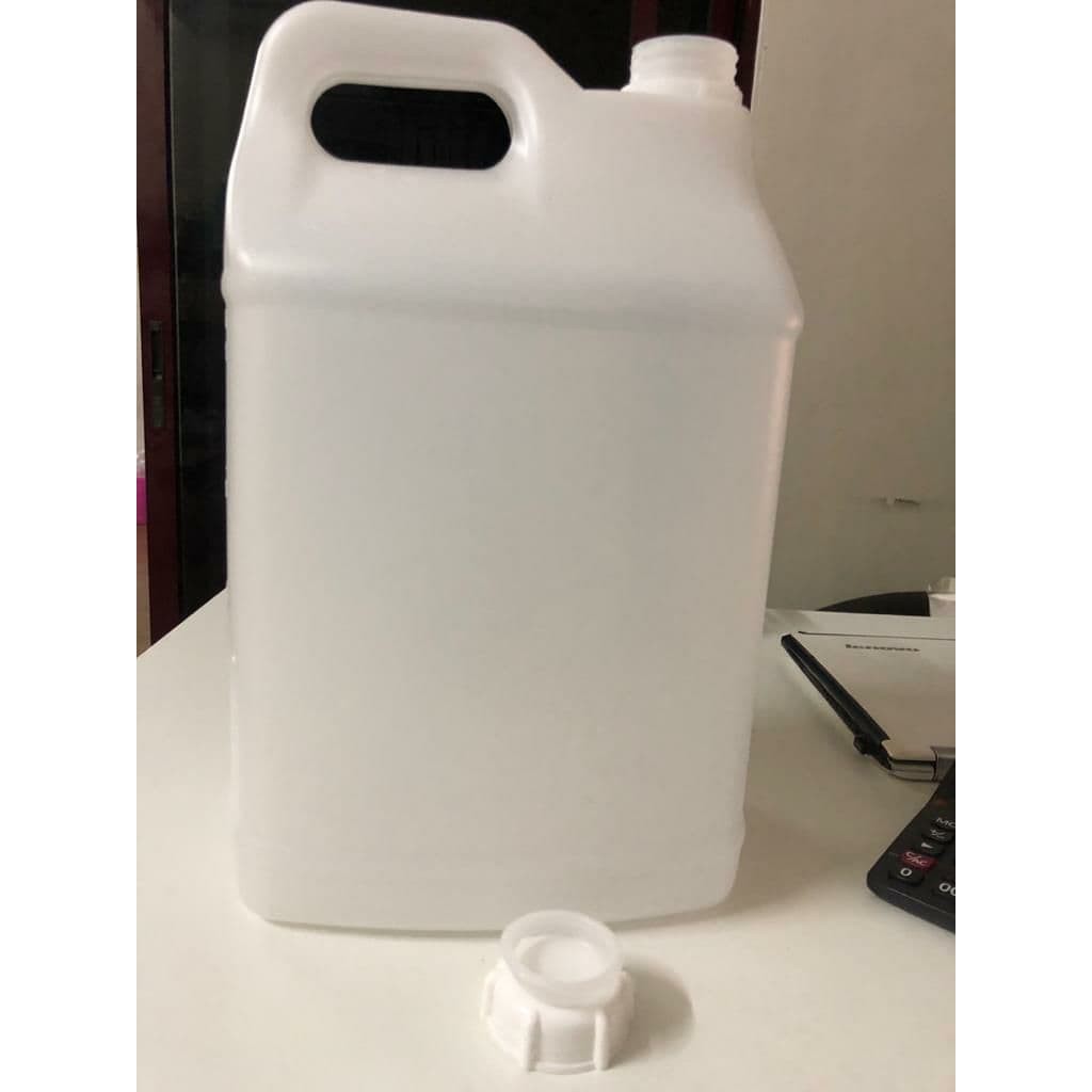 Botol HDPE 10 Liter Terpakai (4 Pcs) Termasuk Caps dan Insert ...