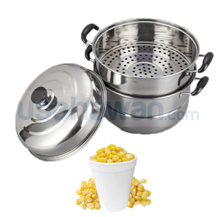 Mini Corn Steamer Gas / Periuk Mini Jagung Kukus Gas | Shopee Malaysia