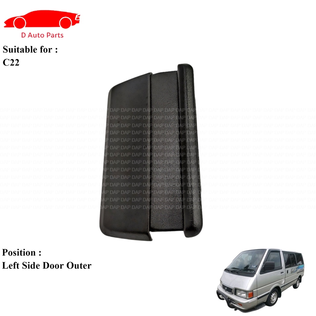 Nissan C22 Left Side Door Outer Hander (Center Door) Slide / Sliding ...