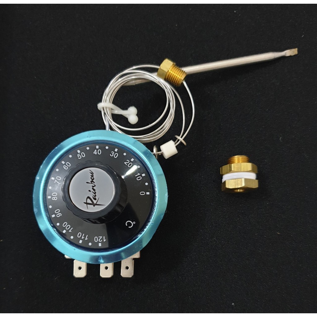 Rainbow TS-120-SB-C Adjustable Thermostats 16A 250V 0°C-120°C | Shopee ...
