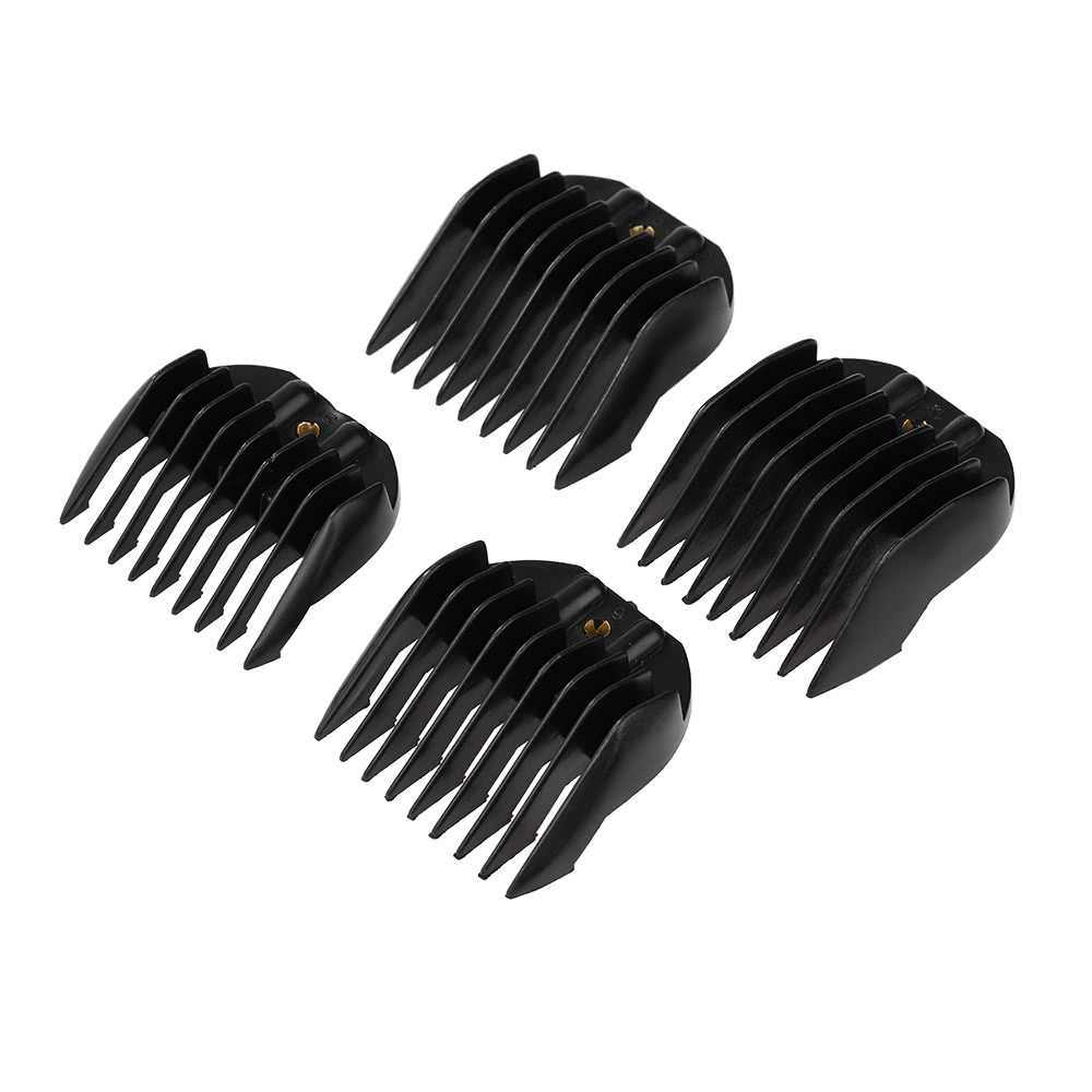 4 Sizes Hair Clipper Limit Comb Guide Attachment Set Haircutting Tools ...