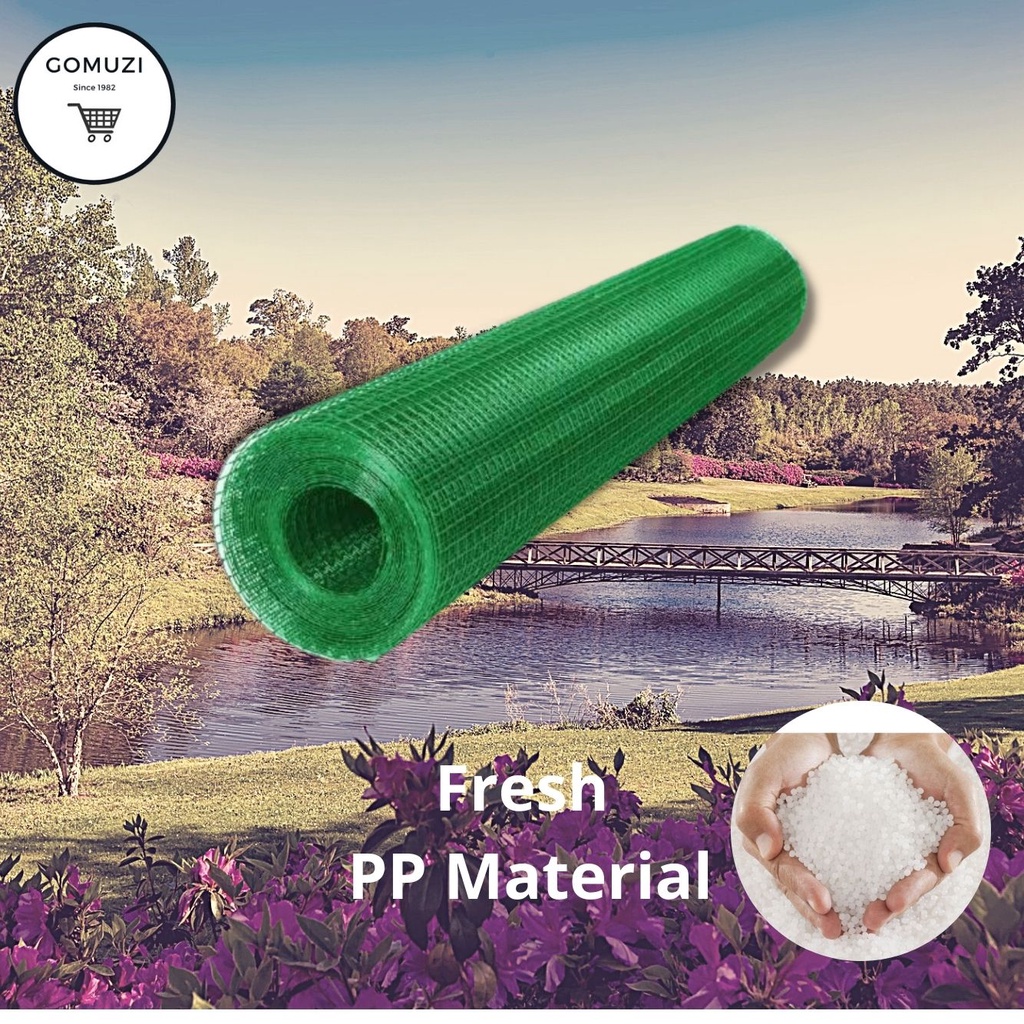 PVC Square Net PVC Mesh Jaring Pagar Plastik Hitam Jaring Plastik ...