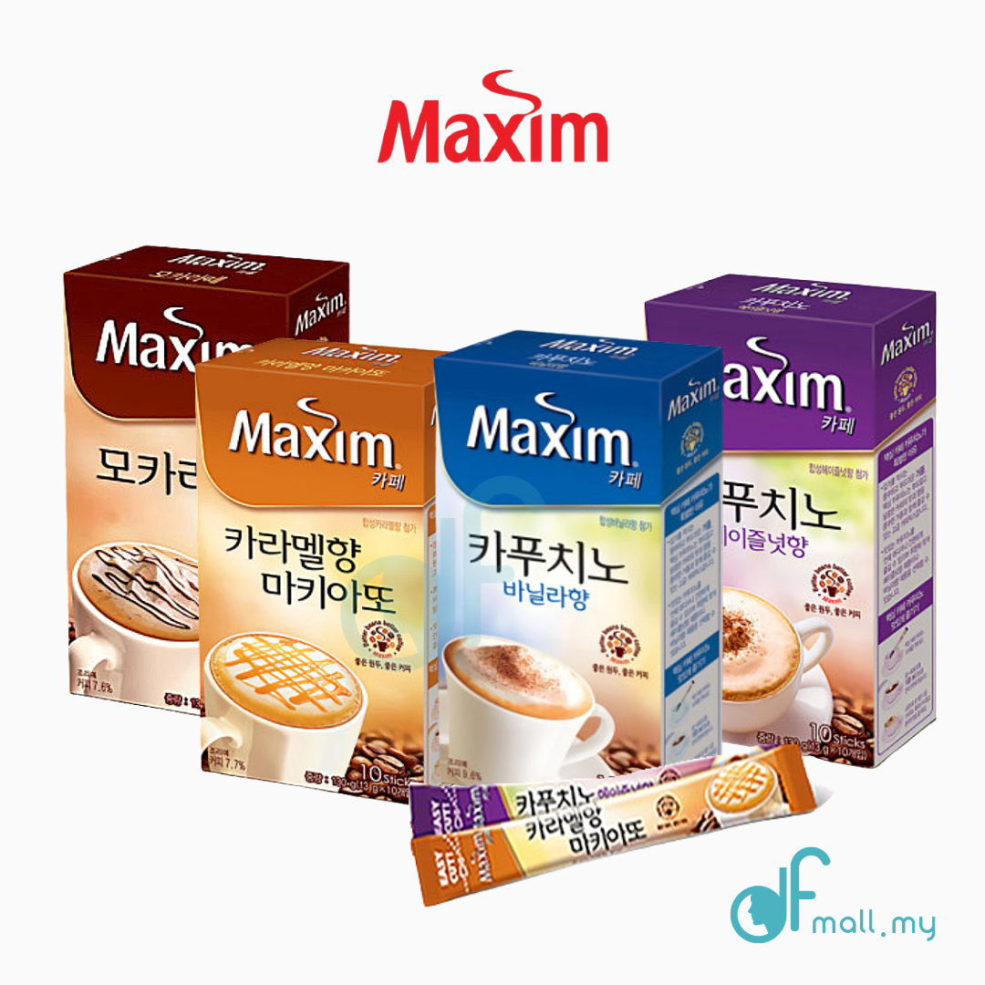 Korea Maxim Coffee (10sticks)Caramel Macchiato, MochaCoffee) Latte ...