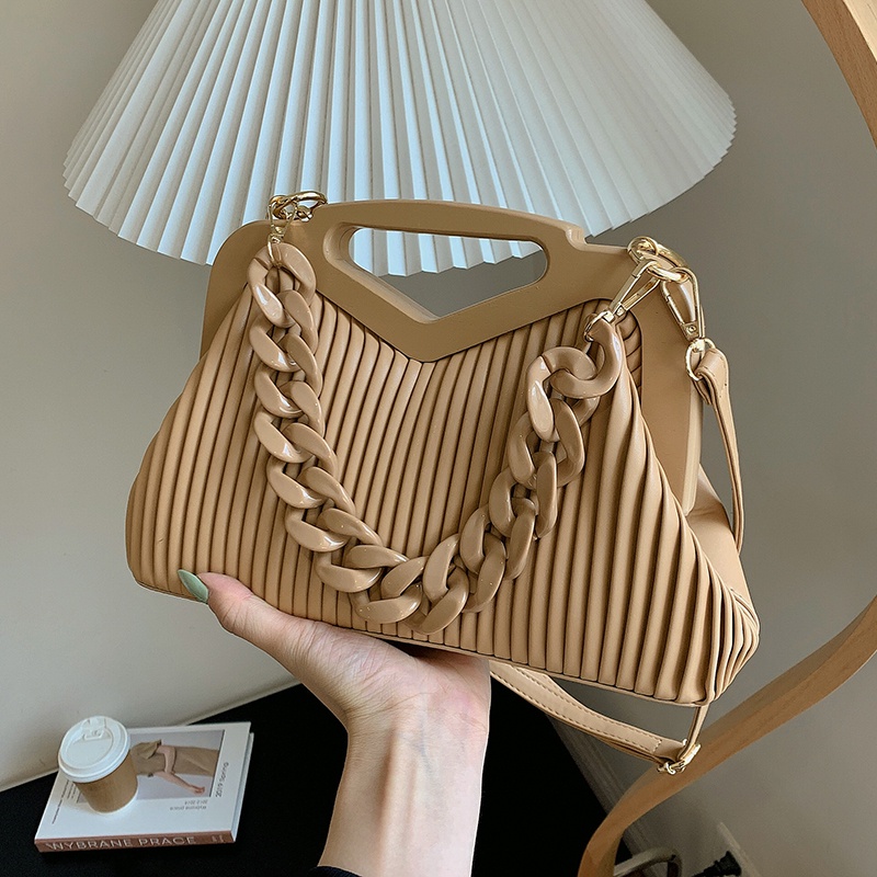 Elegant and Classy Pleated Hand/Shoulder Carry Bag (10 colours to ...