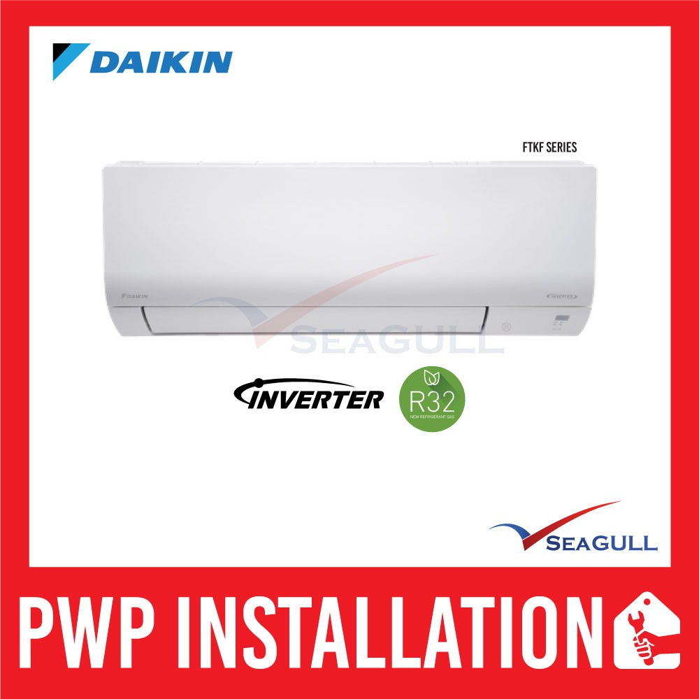 Daikin Inverter Ftkf Series Wall Mounted 1 0hp 2 5hp R32 Shopee