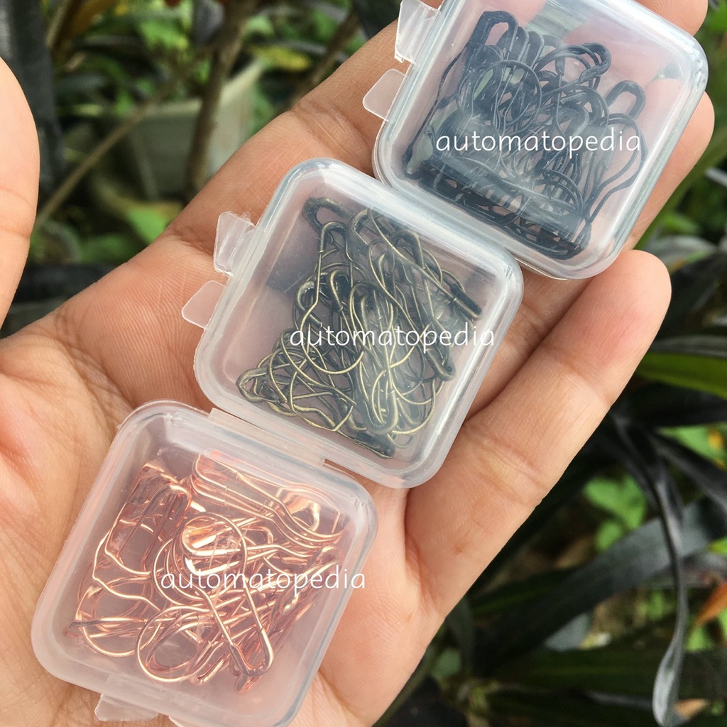 MAGIC PIN WITH CONTAINER (PIN BENTUK PEAR) - 25 PCS | Shopee Malaysia