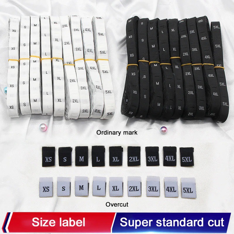 Cloth's Size Tag /Label Saiz (1000TAG/ ROLL) | Shopee Malaysia