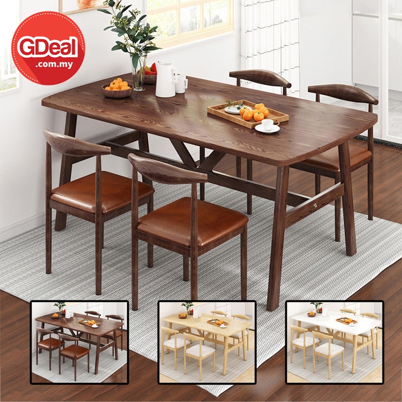 GDeal Home Dining Table Modern Simple Nordic Family Dinner Table ...