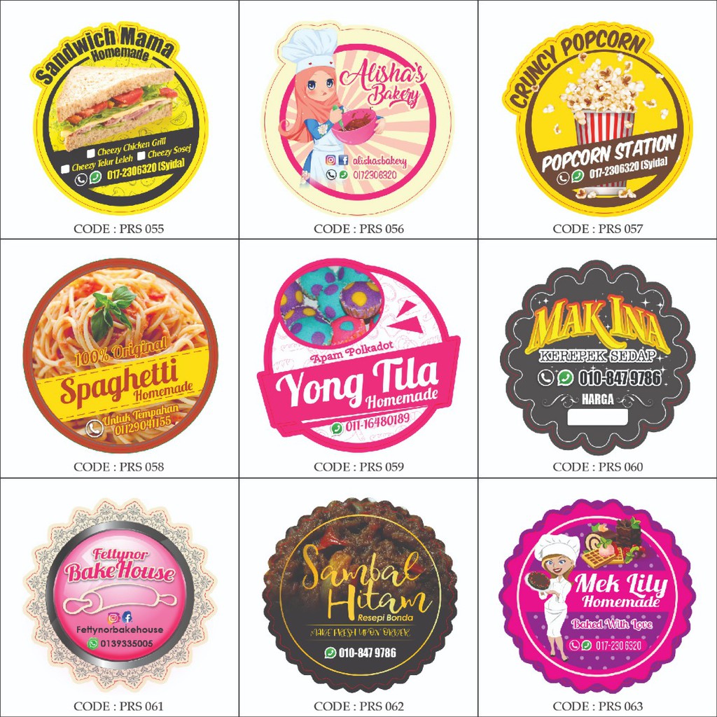 100 % FREE DESIGN || STICKER PRODUCT || 2CM X 4CM || WATERPROOF AND ...