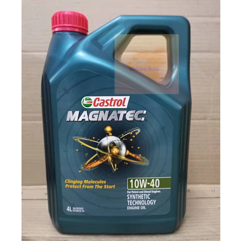 CASTROL 10W40 SEMI SYNTHETIC ENGINE OIL 10W-40 4L | Shopee Malaysia