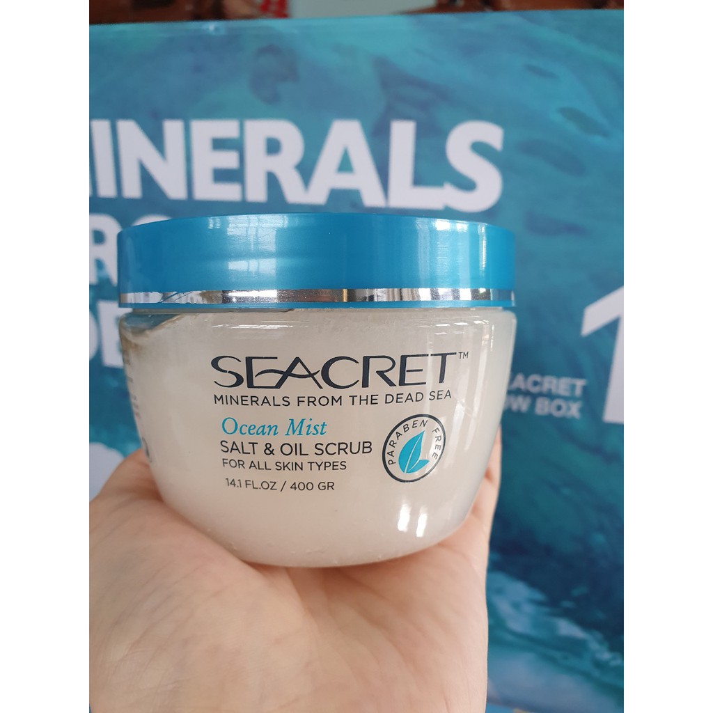 Seacret exfoliating oil salt. | Shopee Malaysia