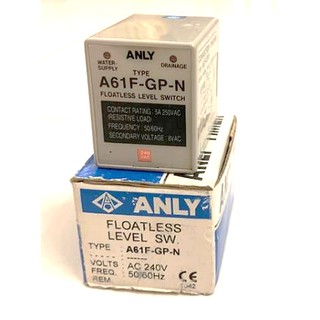 ANLY FLOATLESS LEVEL SWITCH/RELAY A61F-GP-N | Shopee Malaysia
