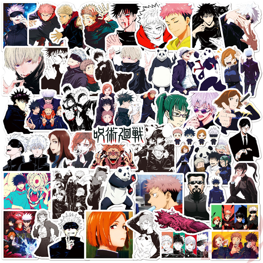 Jujutsu Kaisen - Series 05 Anime Yuji Itadori Stickers 55Pcs/Set ...