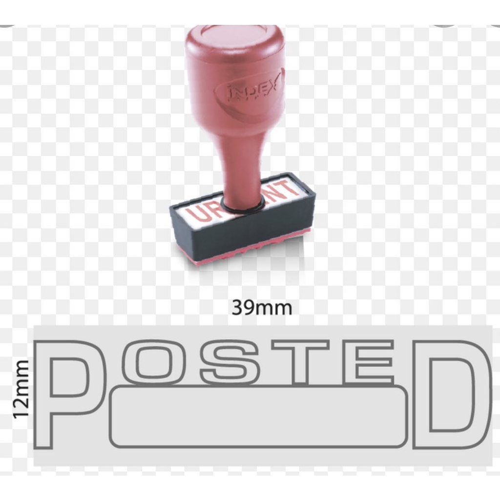 READY STOCK RUBBER STAMP COP GETAH MERAH | Shopee Malaysia