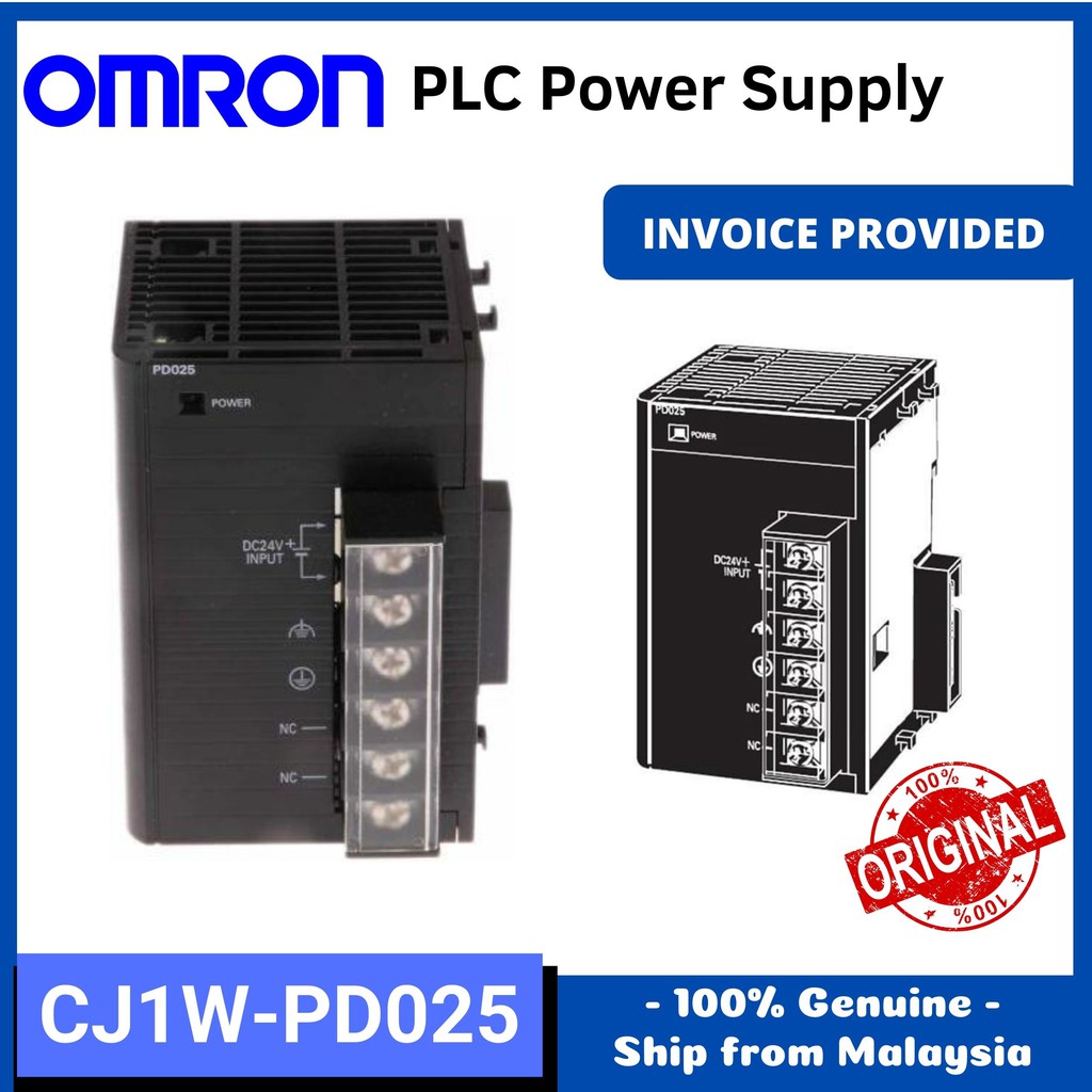 [ORIGINAL] Omron CJ1W-PD025 CJ1WPD025 CJ1W SERIES PLC Power supply unit ...