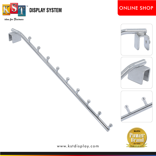 (READY STOCK) Heavy Duty Square Bar Hook Waterfall With Pins Stopper ...