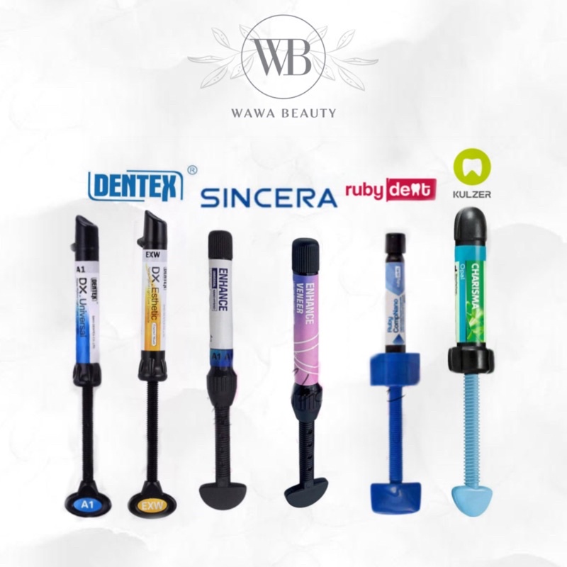 (READY STOCK) COMPOSITE VENEER DENTAL ( TEETH WHITENING ) XW EXTRA WHITE / W WHITE SINCERA ...