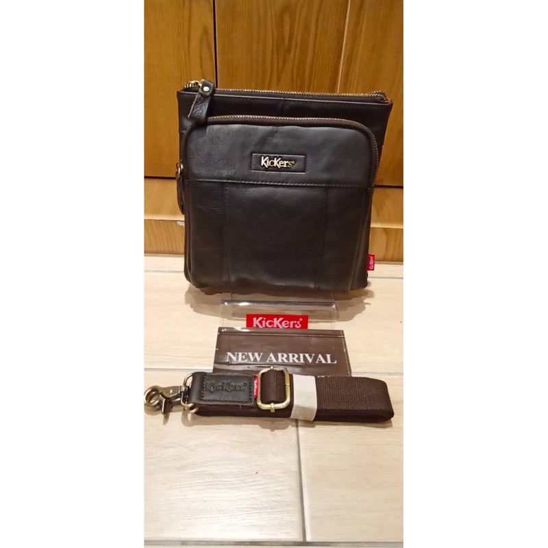 Kickers Leather 2 in 1 Bag ( Sling / Pouch ) | Shopee Malaysia
