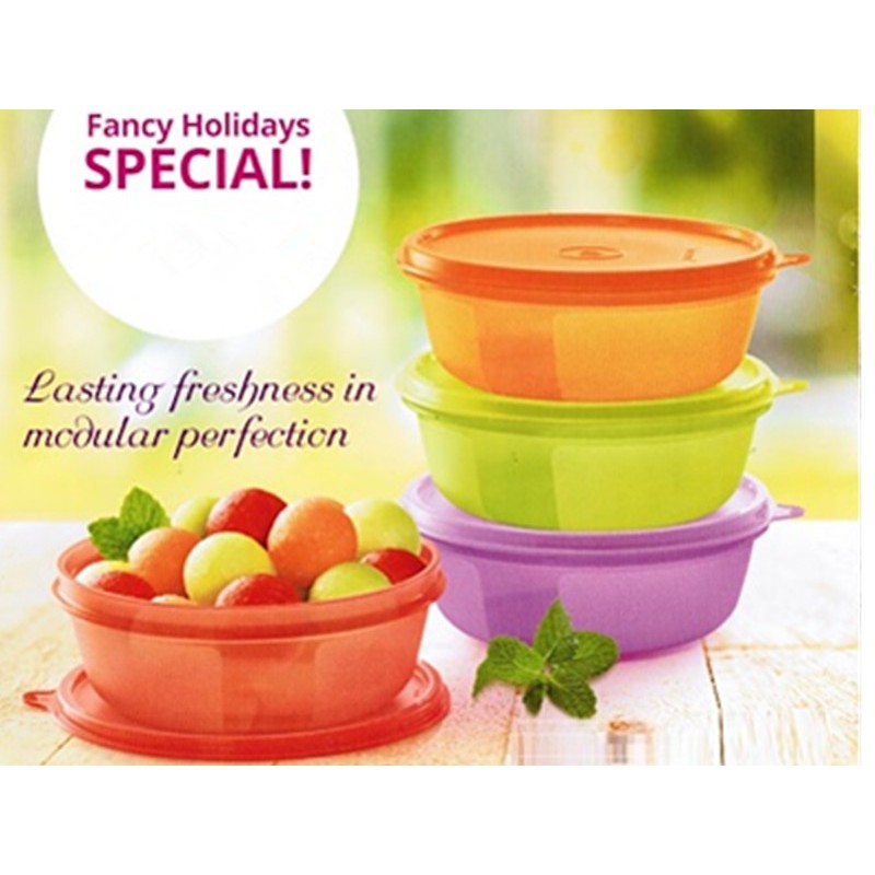 Tupperware Modular Bowls (4) 1L | Shopee Malaysia