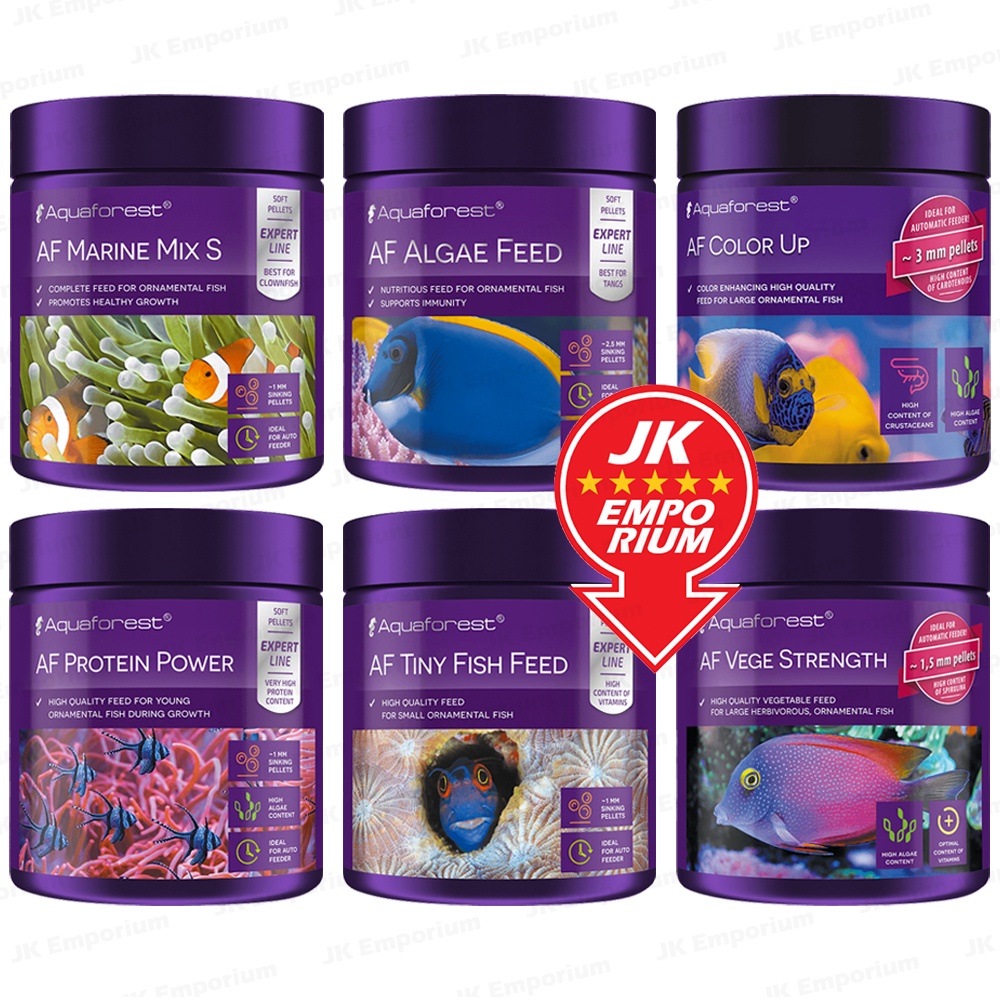 Aquaforest Premium Saltwater Fish Food AF Marine Mix Algae Feed Color Up Protein Power Tiny ...