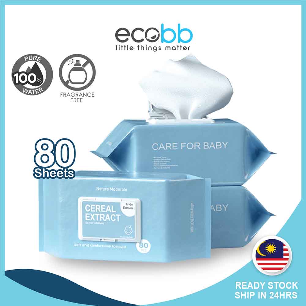 80 Sheets Baby Wet Tissue Wet Wipe Tisu Basah Murah | Shopee Malaysia