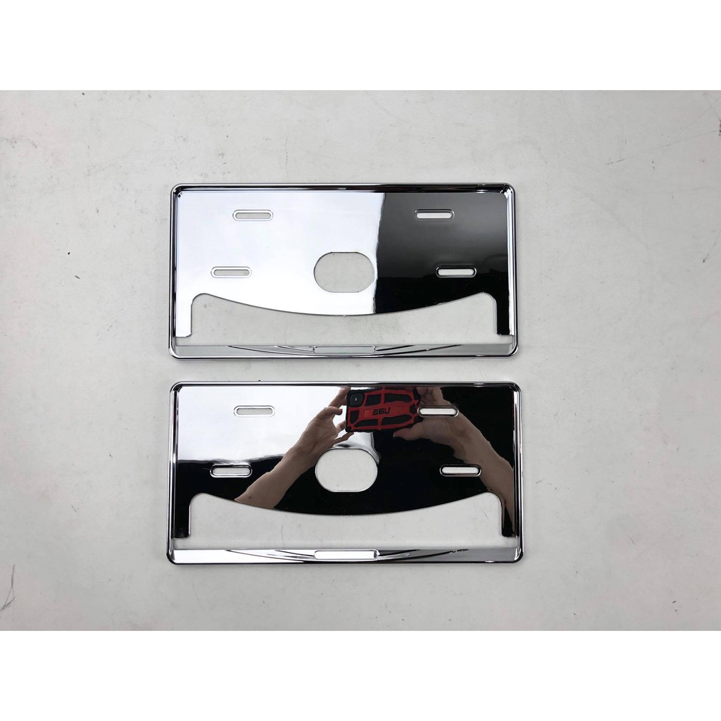 JDM Japan Style Chrome Car Nombor Plate Holder Frame Universal License ...