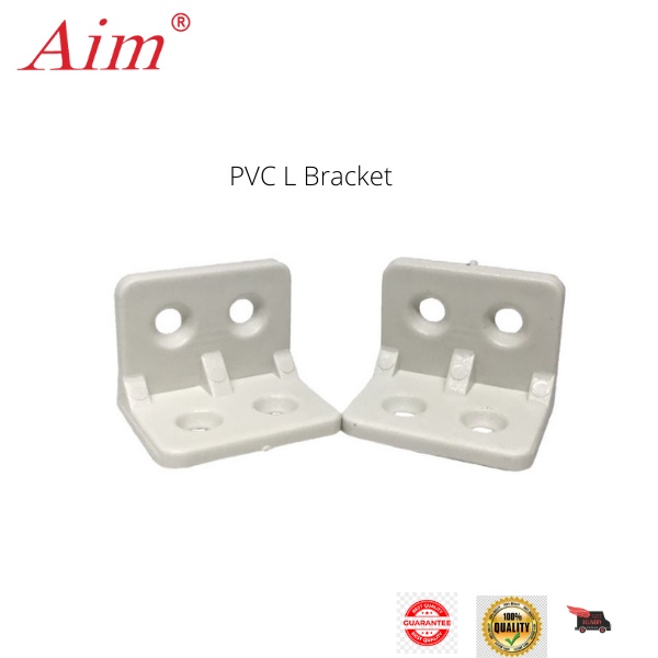 Ready Stock- Pvc L Sharp Bracket White 3MM Thickness (size)20mm X 20mm ...