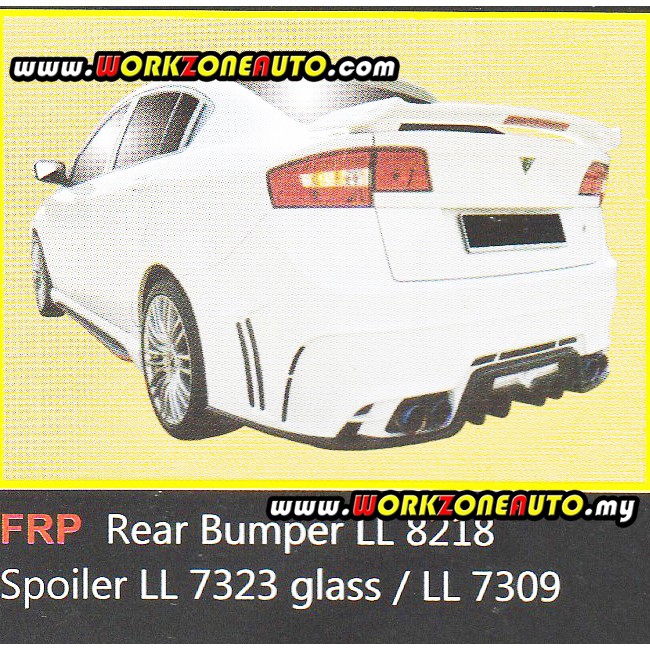 LL7309 Proton Preve Fiber Spoiler with Led (TRD) | Shopee Malaysia