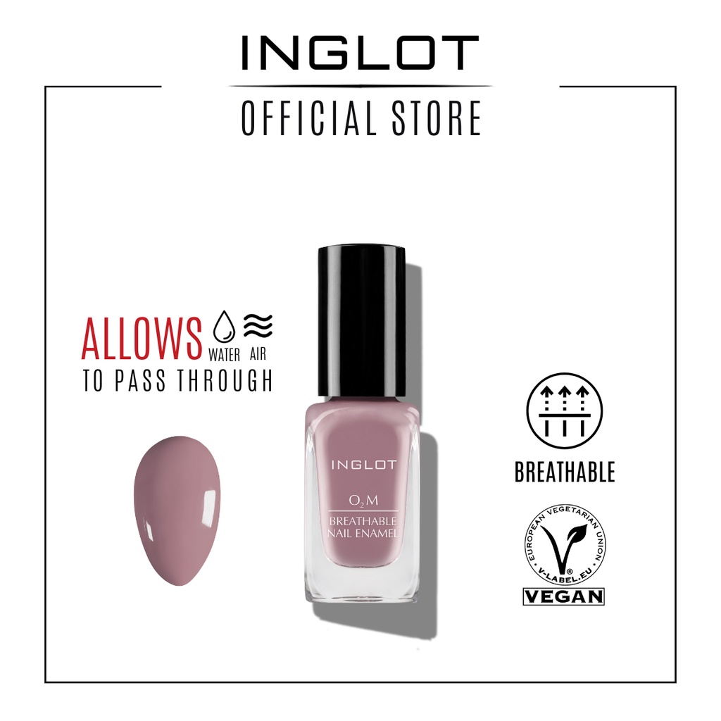 INGLOT O2M BREATHABLE NAIL POLISH 678 (PERWARNA KUKU, PENGILAT KUKU ...