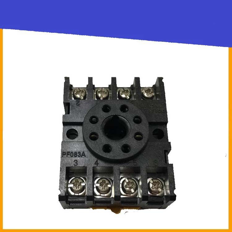 Pf 083a Front Mouting Relay Socket Base 8pin Round For Mk2 Shopee