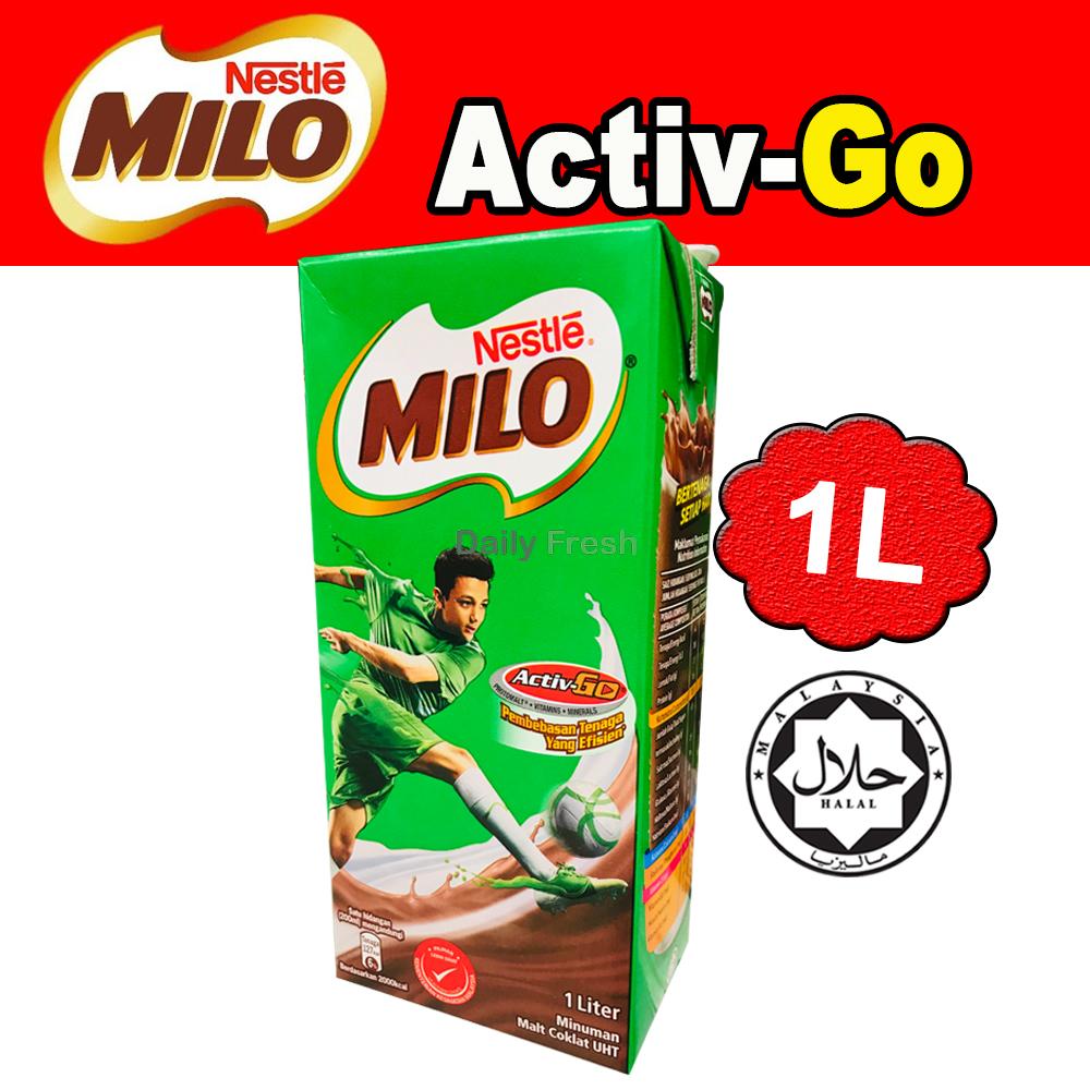 Milo Activ-Go RTD 1L Minuman Coklat UHT Halal Nestle Milo UHT Chocolate ... Milo Activ-Go RTD 1L Minuman Coklat UHT Halal Nestle Milo UHT Chocolate ...