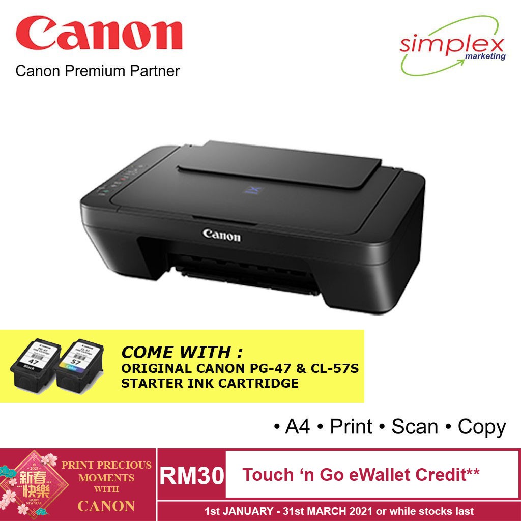 Canon PIXMA E410 Ink Efficient Printer | Shopee Malaysia