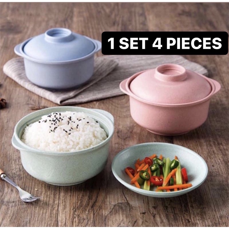 (4 pcs) Instant Noodle Bowl Maggi Bowl Rice Bowl Food Container Food ...