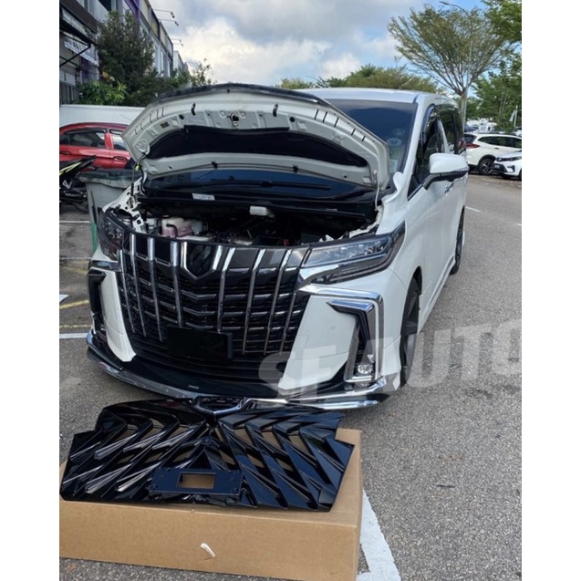 Toyota Alphard AGH30 Front Grille (Aero Style V2) 18-21year model Sc ...