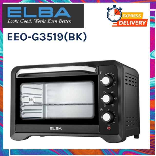 ELBA 35L Electric Oven EEO-G3519(BK) | Shopee Malaysia