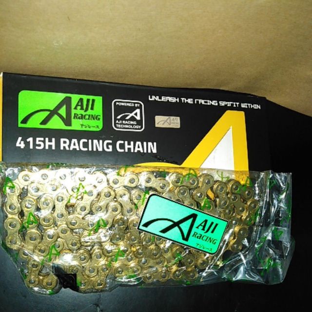 AJI RACING CHAIN 415H x 122L / 132L (RANTAI) | Shopee Malaysia