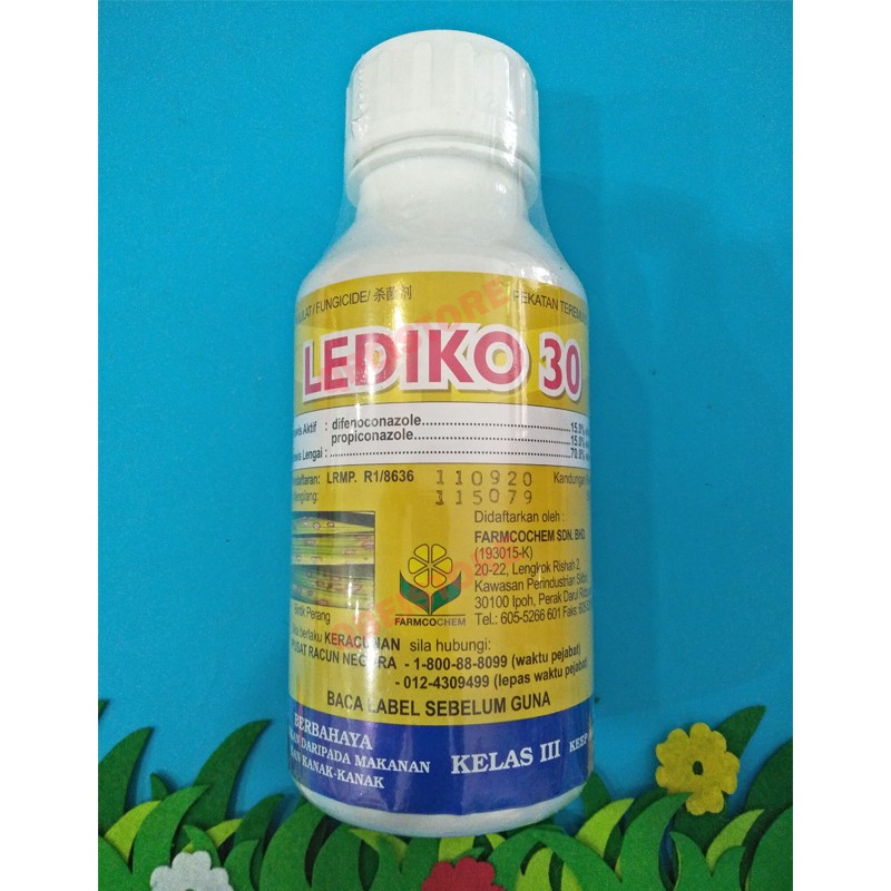 Lediko 30 500ml - Mengawal kulat bintik perang - Untuk tanaman Padi ...