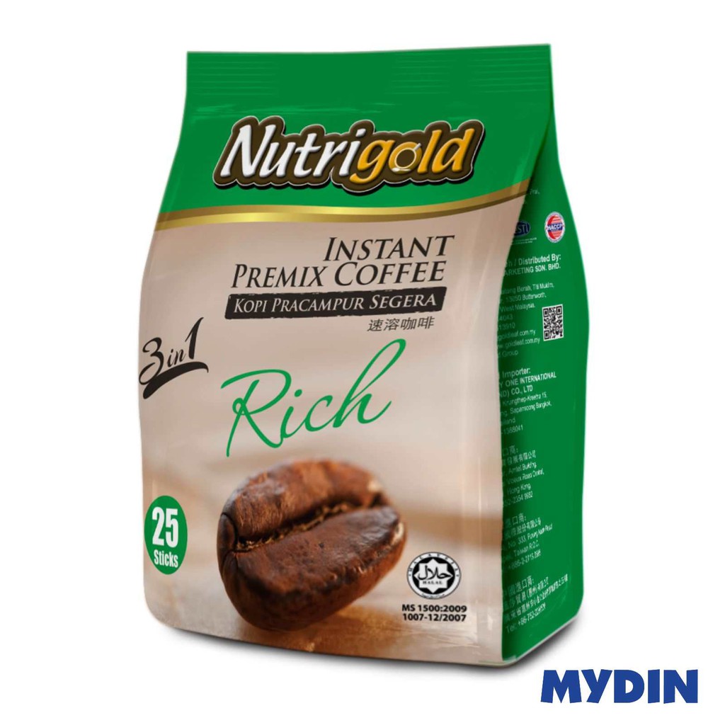 Nutrigold Instant Premix Coffee (20g x 25's/30's) | Shopee Malaysia