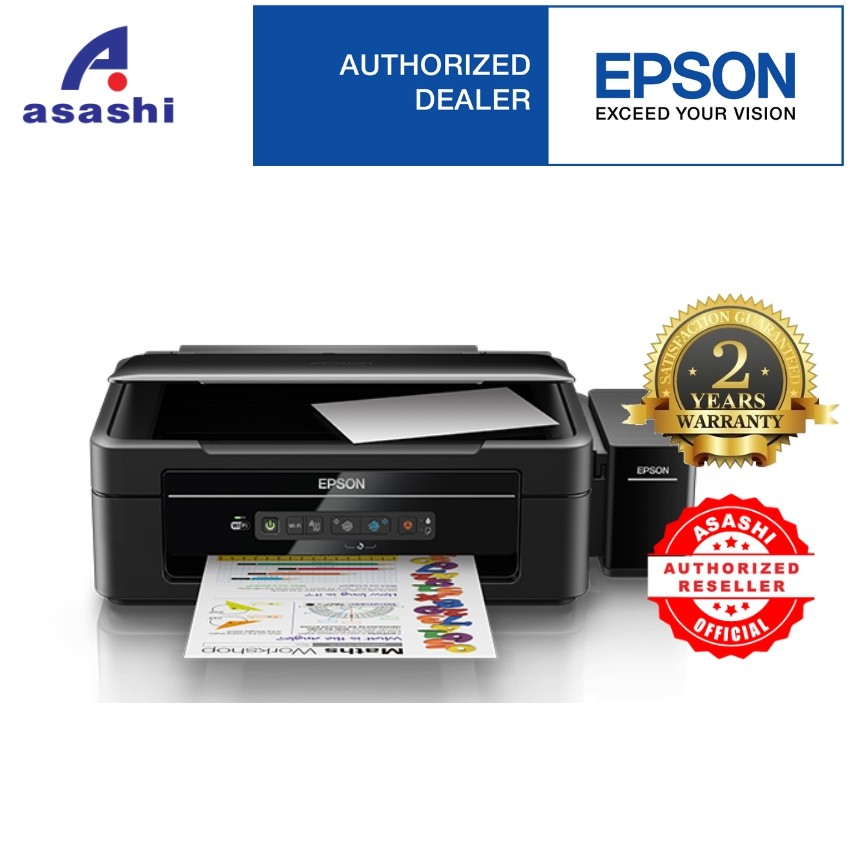 Epson L385 Print Scan Copy, WiFi, Black print speed 10 ipm, Color print ...