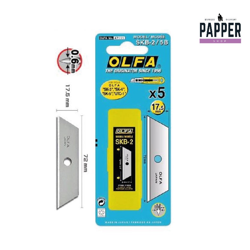 Olfa Spare Blades SKB-2/5B | Shopee Malaysia